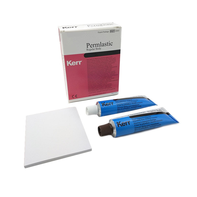 Kerr Permlastic Regular Body STD Impression Material Kit Tubes & Mixing Pad (33300)